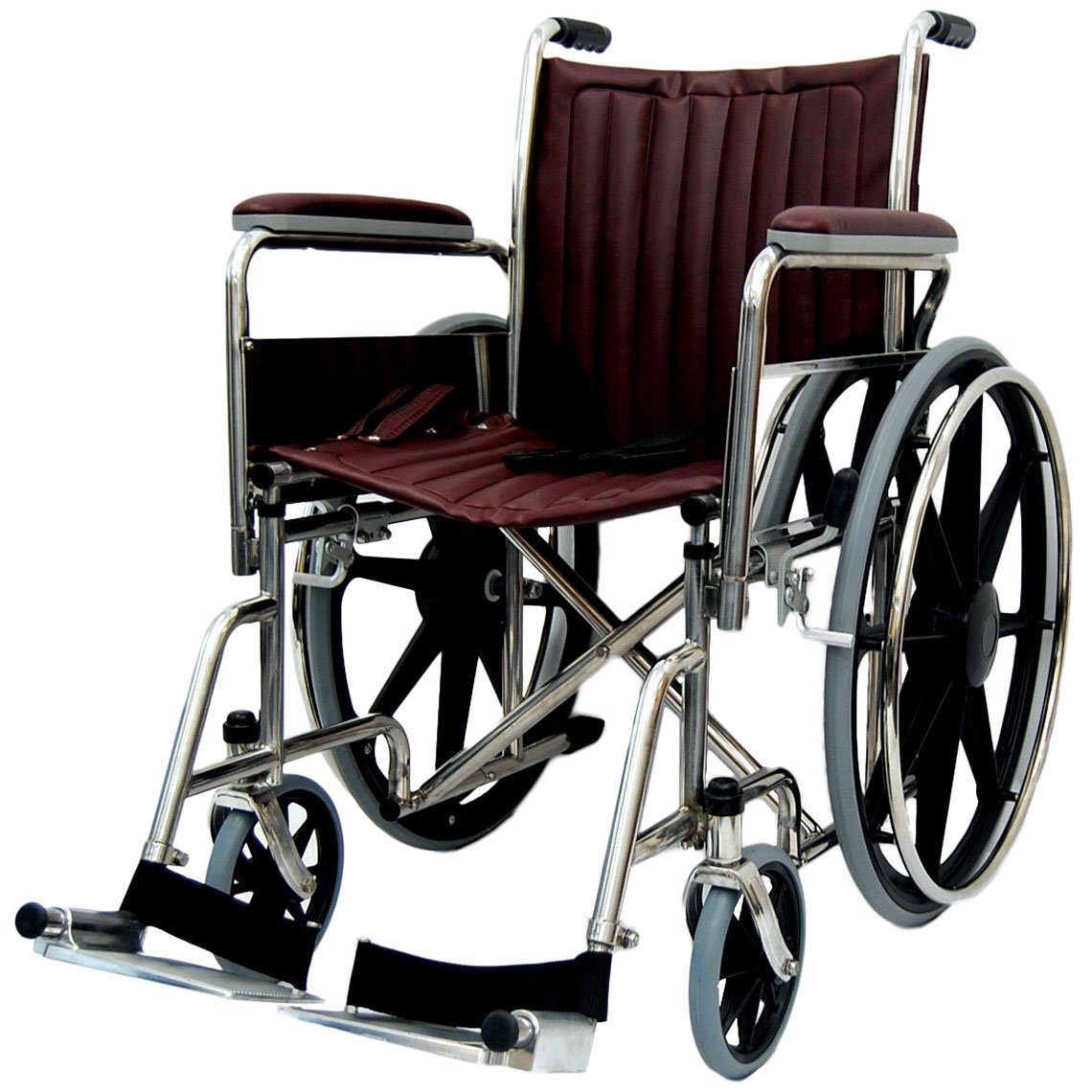 18" Wide Non-Magnetic Wheelchair Fixed Footrest WCM1825FF27