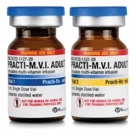 Wallcur 1024891 Practi-Multi-Vitamin Infusion Adult Dual Pack
