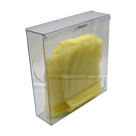 OmniMed 307009 Clear Wall Mounted Single Gown Bulk Dispenser