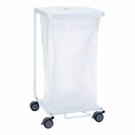 R&B Wire 691D Single Hamper Stand with Quiet Closure Lid