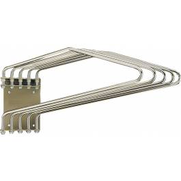 Five Arm Lead Apron Wall Rack