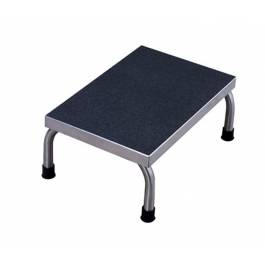 Stainless Steel Single Step Stool 18 Wide
