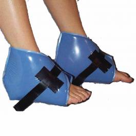 Blue Diamond Gel Clamshell Heel Pad with Velcro BD2290