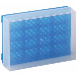 96-Well 8x12 Format Preparation Rack with Transparent Cover by Bio Plas