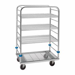 Pedigo Stainless Steel Autoclave Cart 55 3/8" Height