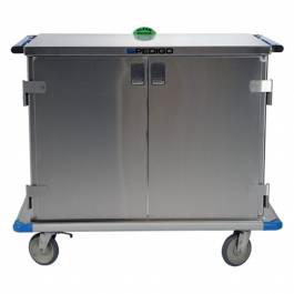 Pedigo Gen3 Closed Surgical Case Carts, Double Door, 46.75" W