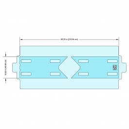 RadScan CT-SDEF-04 Siemens CT Slicker Cover for MPT2000 Table 18.5"Wx85 ...