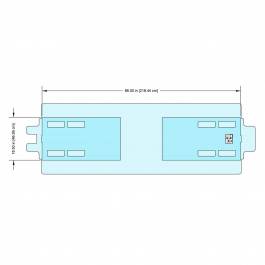 RadScan CT-SPER-03 Siemens CT Slicker Cover for PHS1600 Table 18"Wx86"L