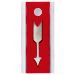 Embedded Aluminum Marker 1" Lead-Free Arrow AllCraft EAA001NL