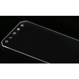 Plain Glass Microscope Slides 45° Beveled Edges Clipped Corners Globe ...