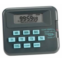 Four Channels Pocket Timer Stopwatch HS24490D Heathrow Scientific