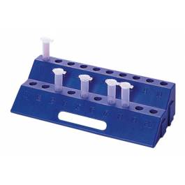 20-Well Two Tier Micro-Centrifuge Tube Rack Blue Heathrow HS4284A