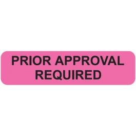 Arden Label MAP129 Prior Approval Required Mini Label 1 1/4"W x 5/16"H
