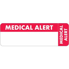 Arden Label MAP6270 Medical Alert Label Wrap Style 3"W x 1"H