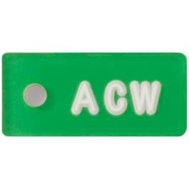 Mark-Well Initial Marker With Hanging Hole 1 to 3 Characters MIW001