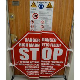 MRI Door Frame STOP Sign
