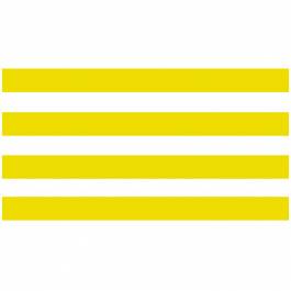 Magna Visual Pre-Cut Magnetic Write-On Ribbon Strips 3/8"Hx6"L