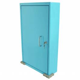 Harloff SIDECAB2-L Side Storage Cabinet with 2 Shelves Left Side Mount