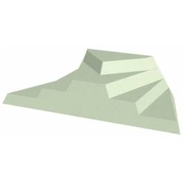 Techno-Aide YFAD Non-Coated Adult Lateral Finger Block Stealth Sponge