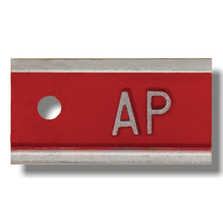 Create Your Own Aluminum Marker 3/8" with 2 to 3 Characters EAW003