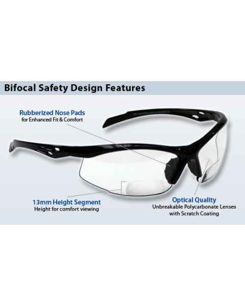 Bifocal Safety Glasses