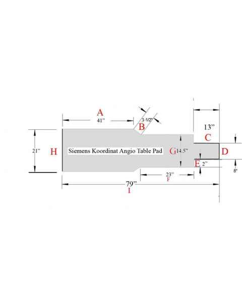 Siemens Imaging Table Pads - Foam Imaging Table Pads - Diagnostic ...