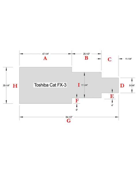 Toshiba Imaging Table Pads - Foam Imaging Table Pads - Diagnostic ...