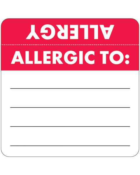 Page 2 | Allergy Labels Medical Alert Allergy Stickers
