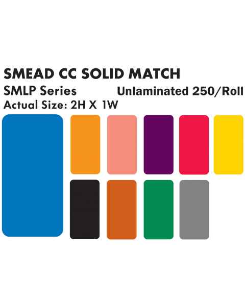 Solid Color Code Labels Medical Color Code Stickers