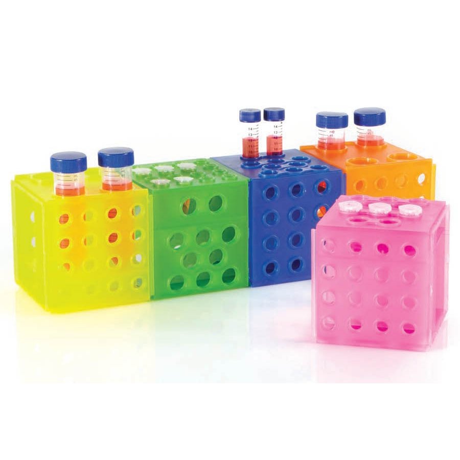 Heathrow Scientific Interlocking Cube Lab Tube Rack