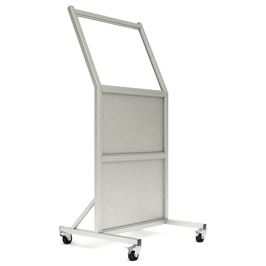 Phillips Safety LB-2430-B-ACR Tilted Lead Barrier Acrylic Window 24"Hx30'W