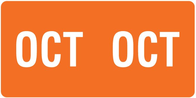 Smead ETS Match SMMK Series Month Code Sheet Labels 1/2"H x 1"W