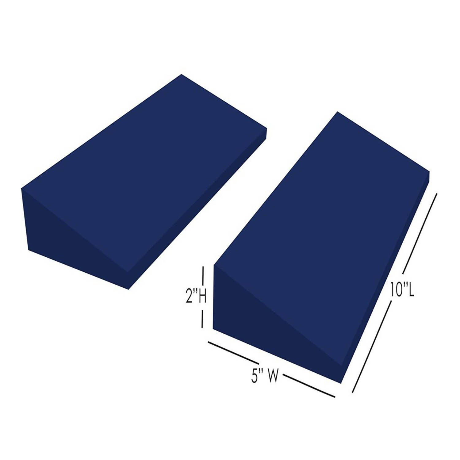 CHP SSW2-1052-DM Triangular Wedge 5"W x 10"L x 2"H (Set of 2)