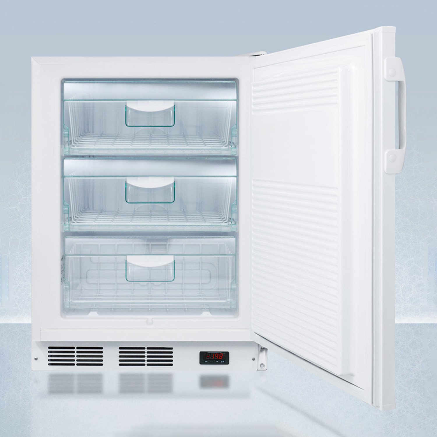 Accucold VT65MLBIMEDADA Built-In All-Freezer, 3 Basket Drawers