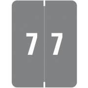 Smead XLCC Match SMNM Series Color Code End-Tab Numeric Laminated Label