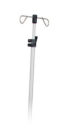 Optional Stainless Steel IV Pole for Biodex Ultrasound Tables