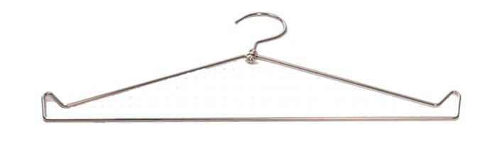 Open Top Chrome Wire Apron Hanger