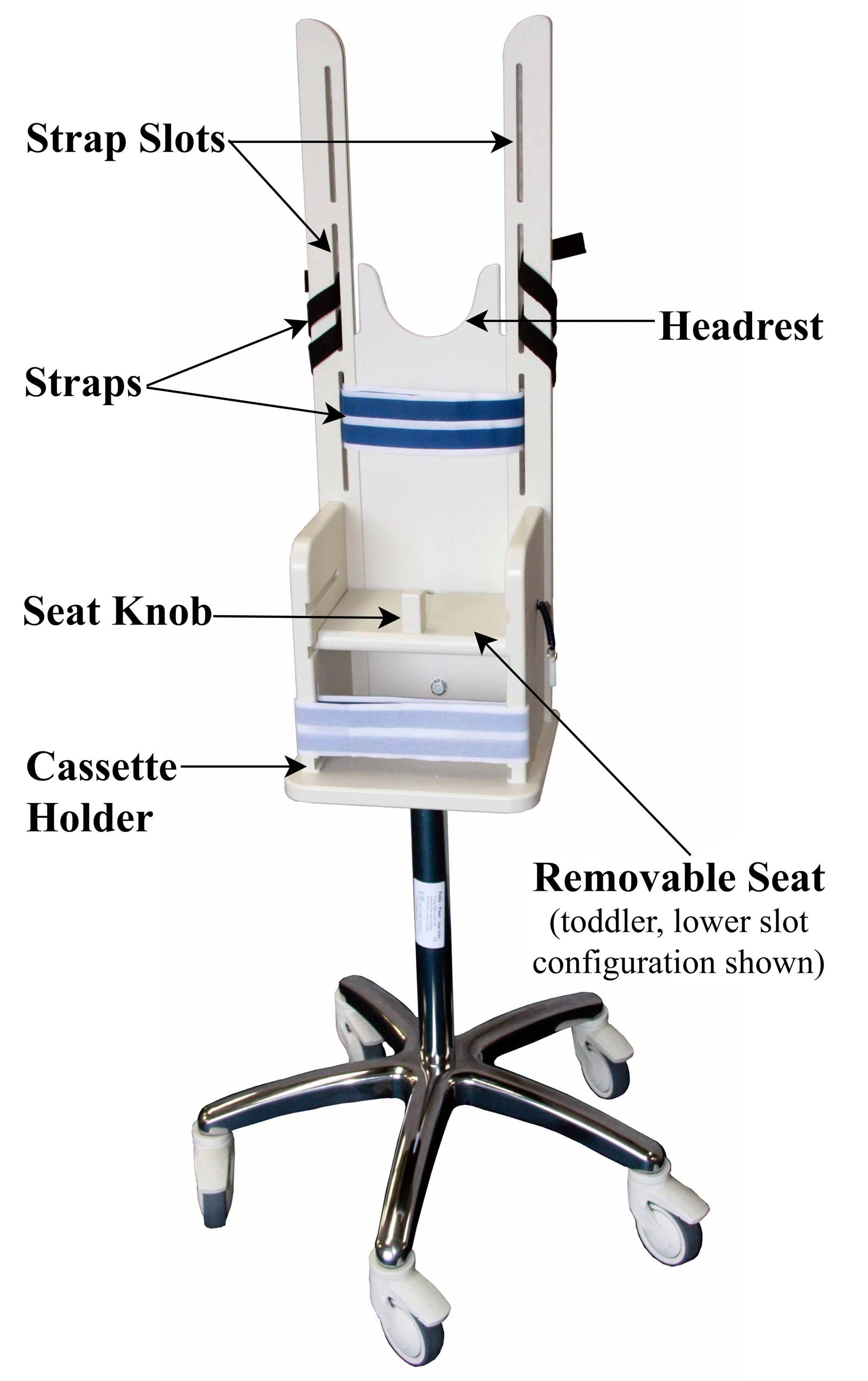 Pedia-Poser Chair Pediatric X-Ray Positioning Chair CID 24301