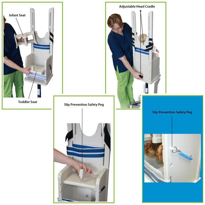Pedia-Poser Chair Pediatric X-Ray Positioning Chair CID 24301