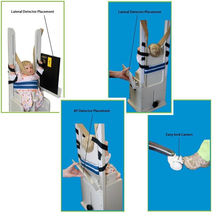 Pedia-Poser Chair Pediatric X-Ray Positioning Chair CID 24301
