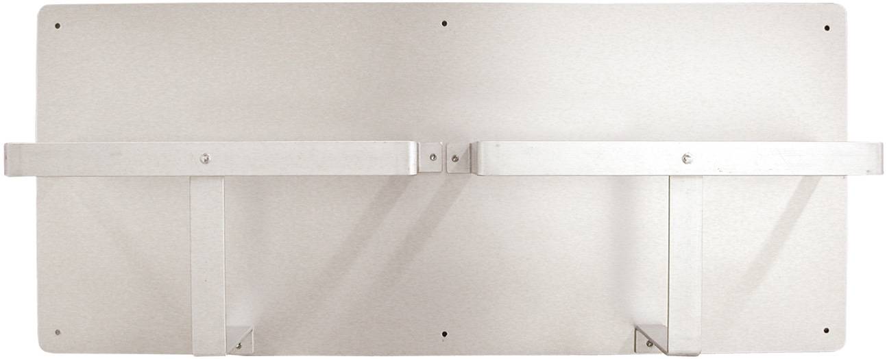 OmniMed 303526 Horizontal Double Aluminum Bedpan Rack