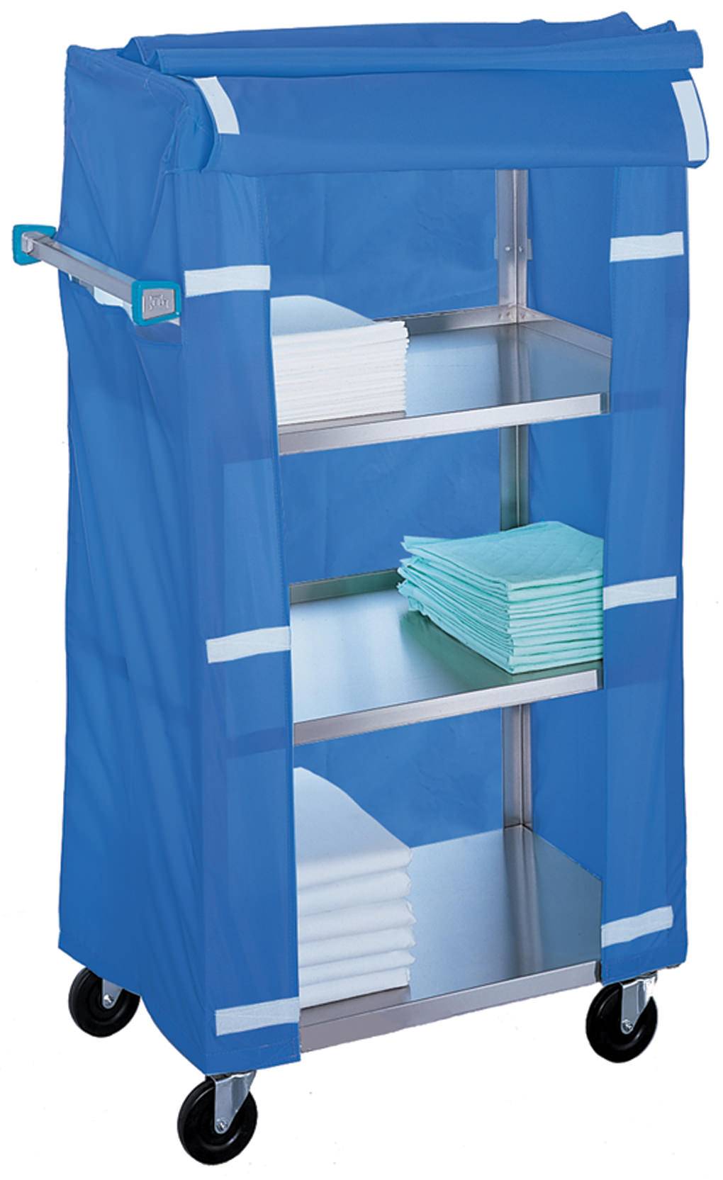 Lakeside Stainless Steel Linen Carts