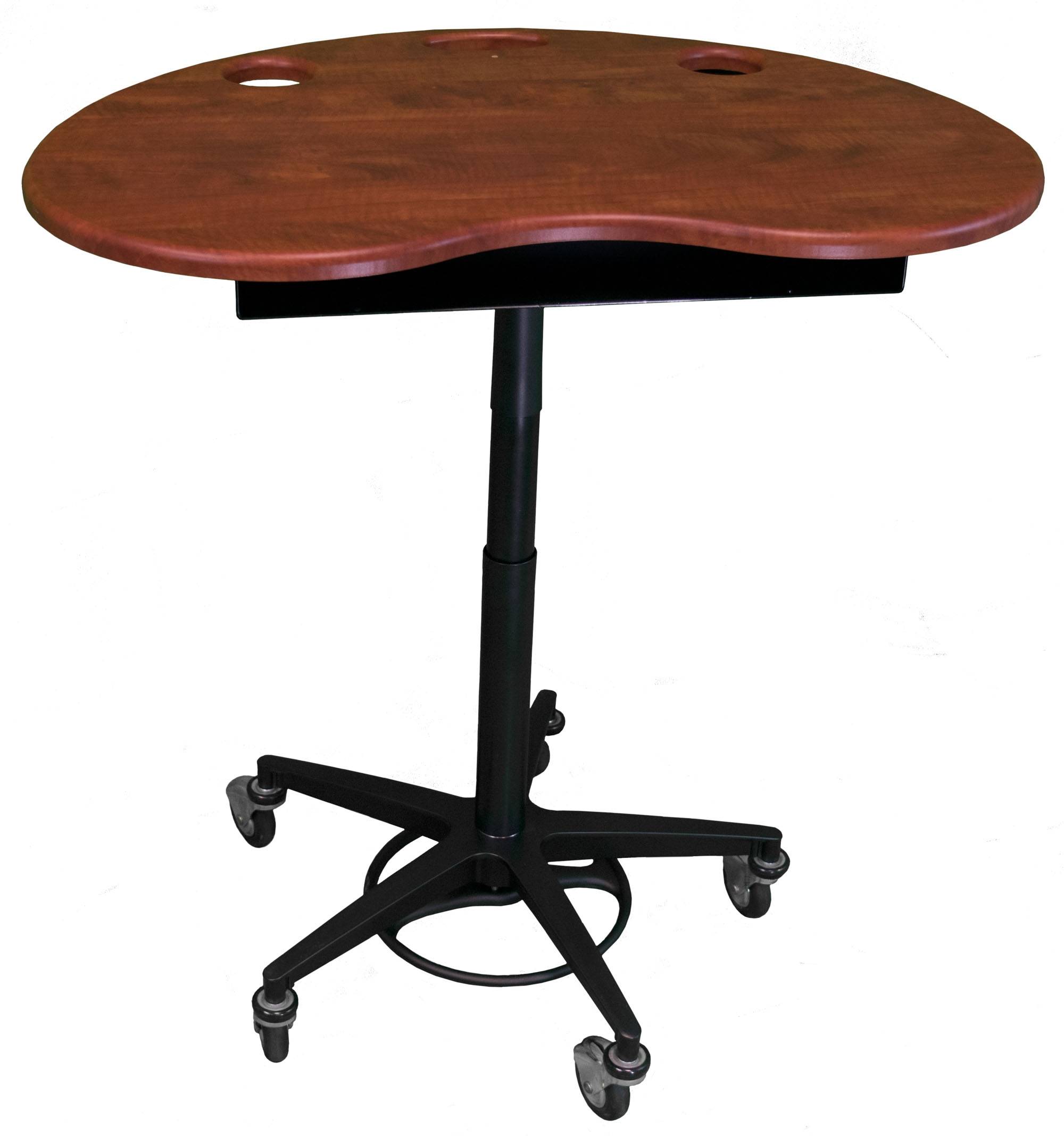 OmniMed 350315 Adjustable Mobile Kidney Laptop Stand