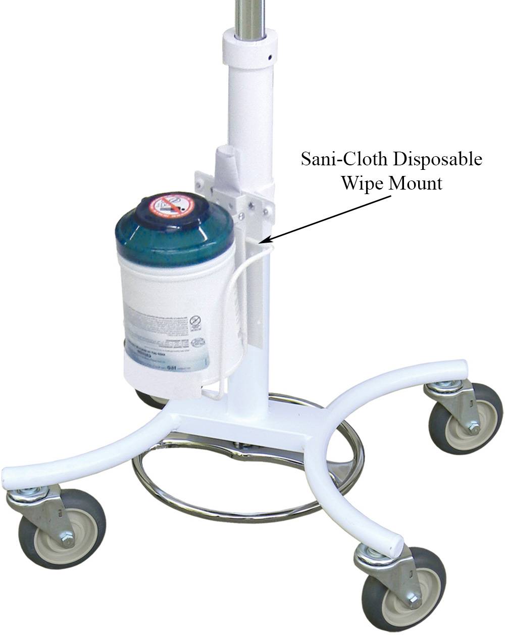 OmniMed 350726 Optional Sani-Cloth Disposable Wipe Mount