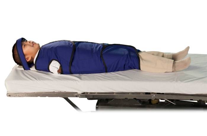 Papoose Board Radiolucent MRI Safe Papoose Board Restraint Regular