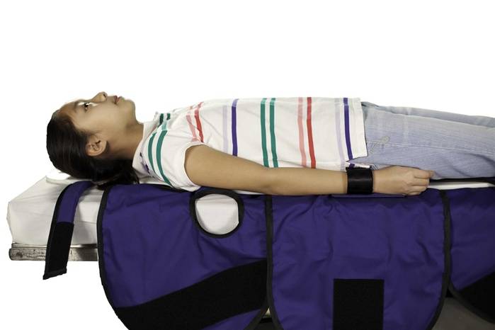 Papoose Board Radiolucent MRI Safe Papoose Board Restraint Large