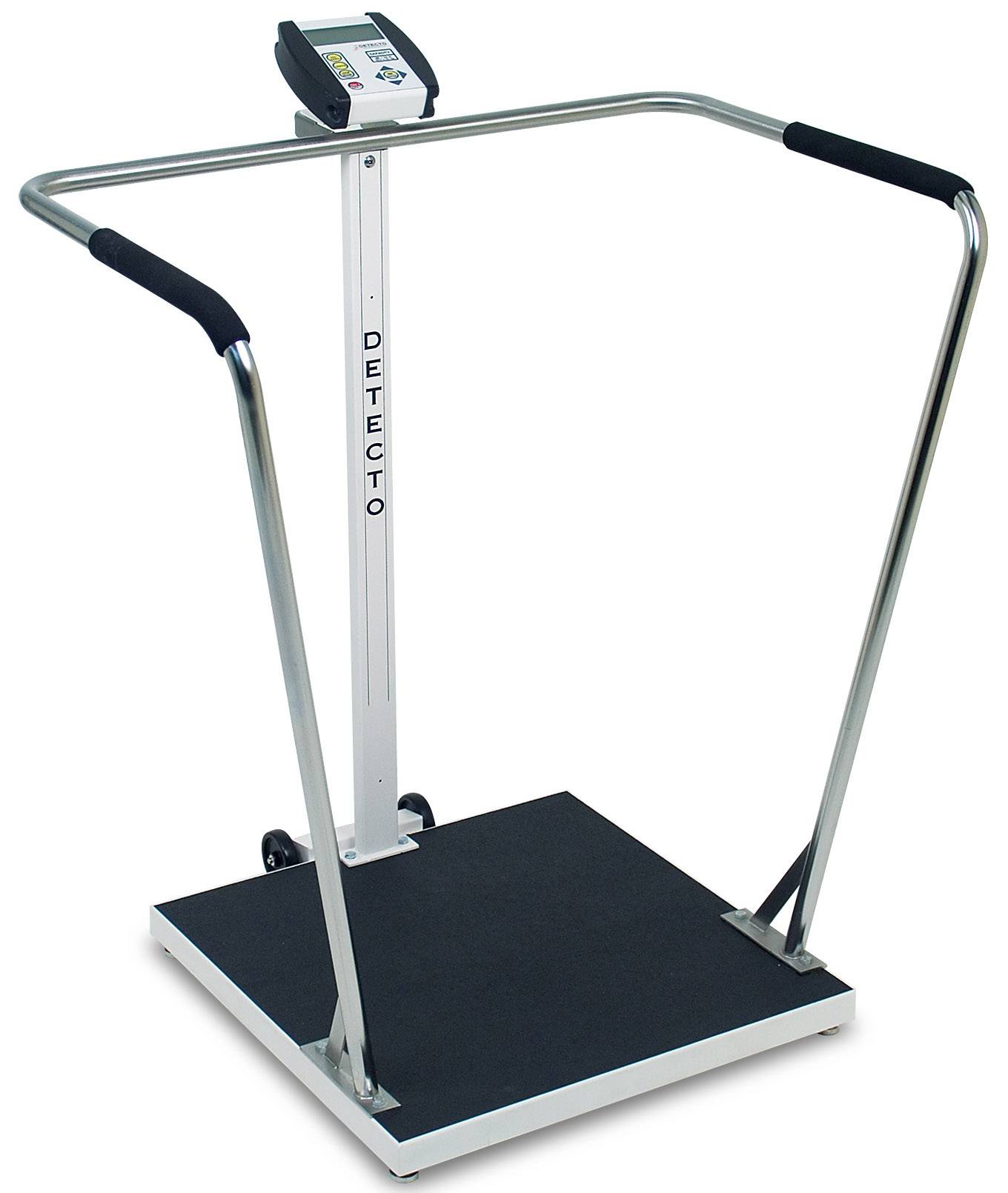 Detecto 6856 Bariatric Digital Waist-High Stand-On Scale 1000lb Capacity