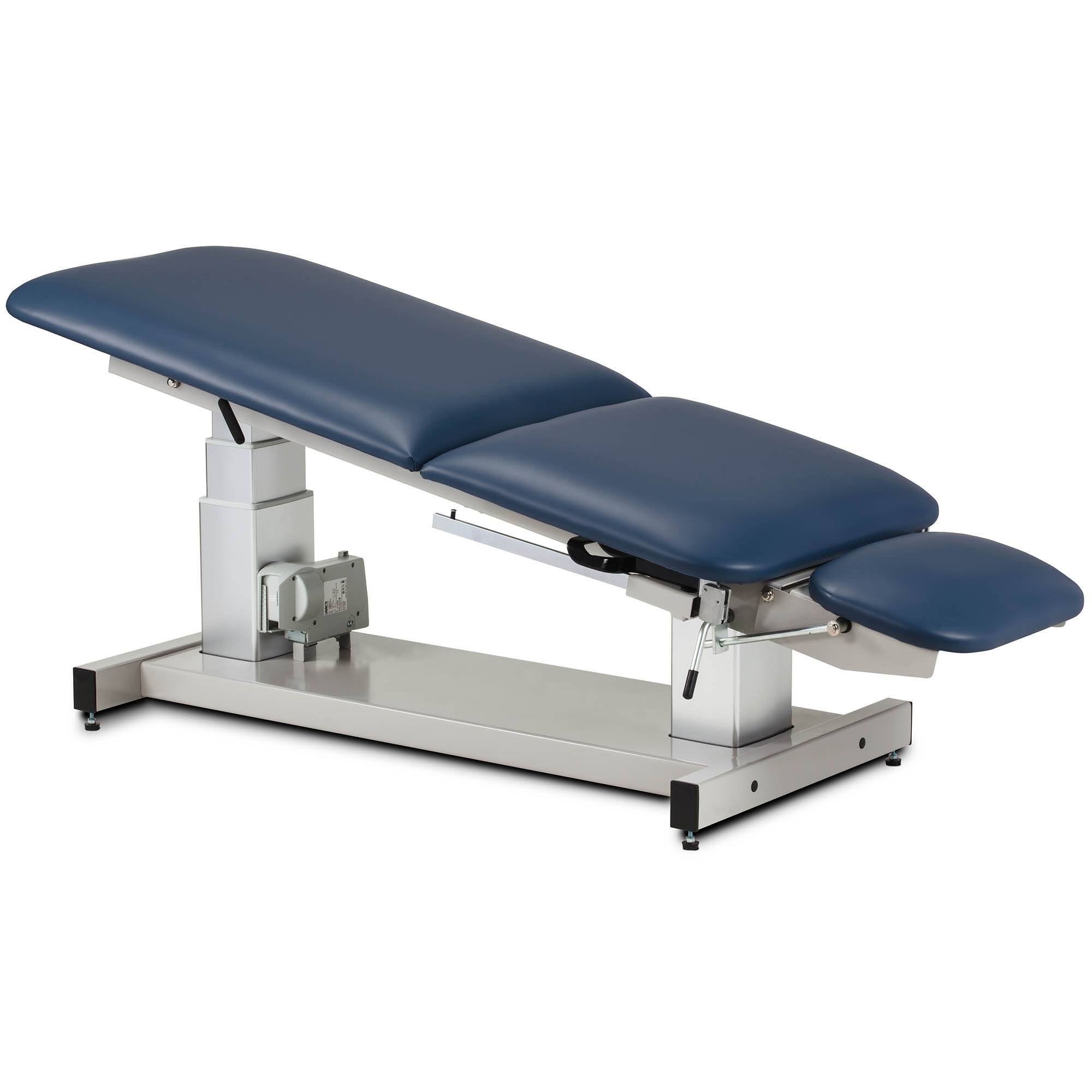 Clinton 80069 27"W Ultrasound Power Trendelenburg Table with Stirrups