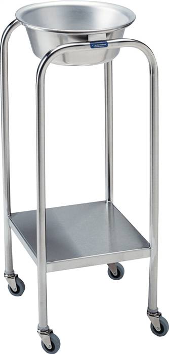 SS Single Basin Stand with SS Basin & Lower Shelf Pedigo P-1078-W/S-SS