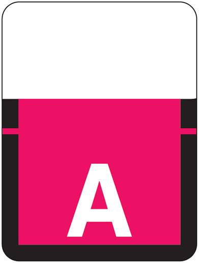 Arden Label Tab Products 1307 Match Alpha Roll Labels 1"H x 3/4"W